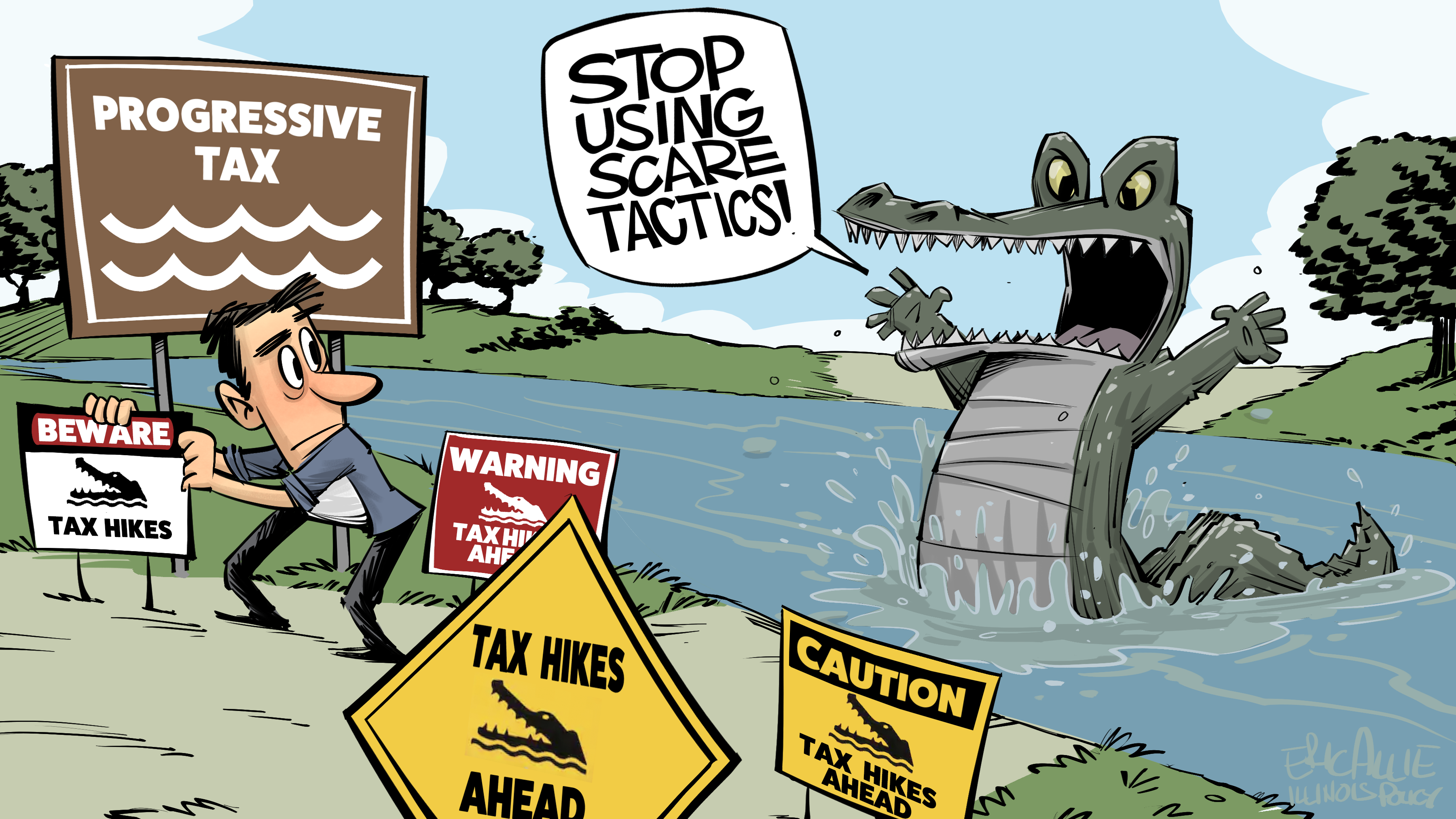 Progressive tax "scare tactics"