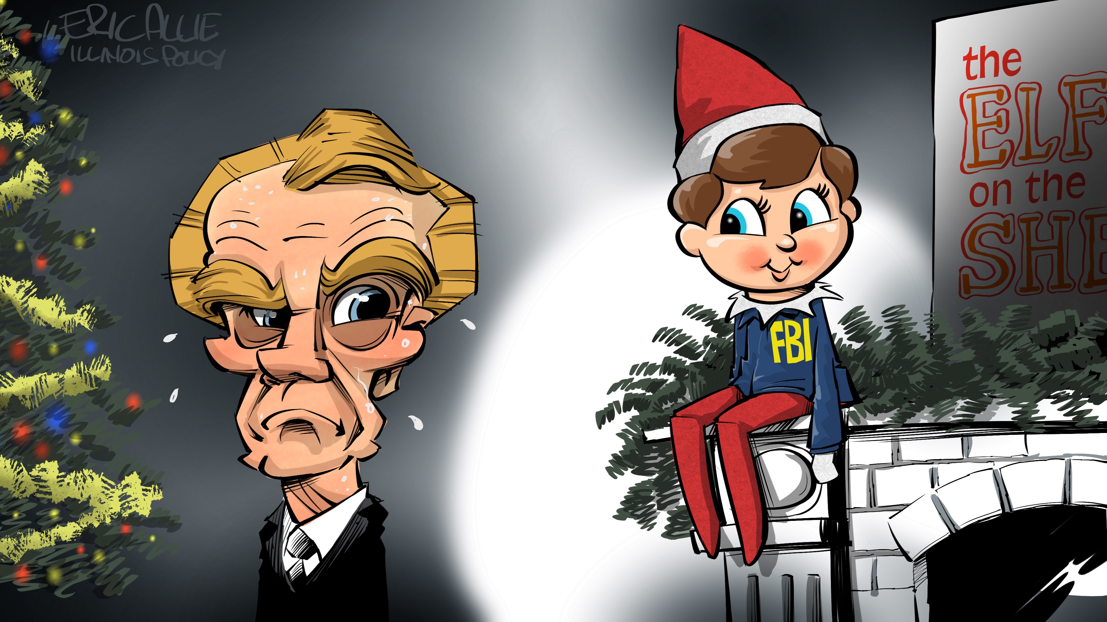 The elf on the shelf – Eric Allie Cartoon | Wirepoints
