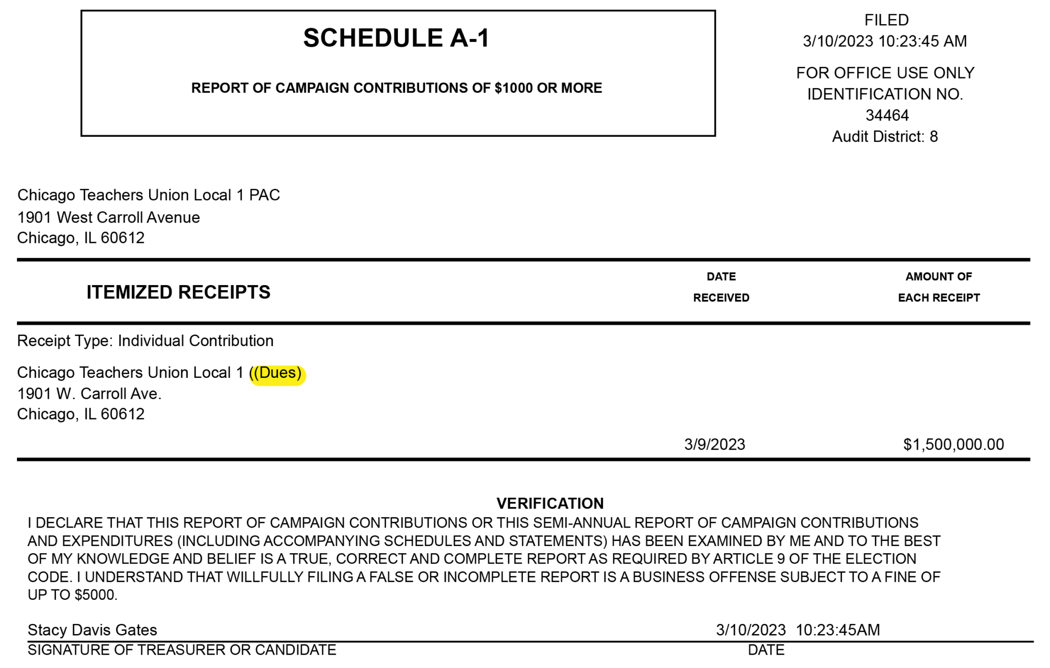 Chicago Teachers Union defies its own rules with $1.5M more in member ...